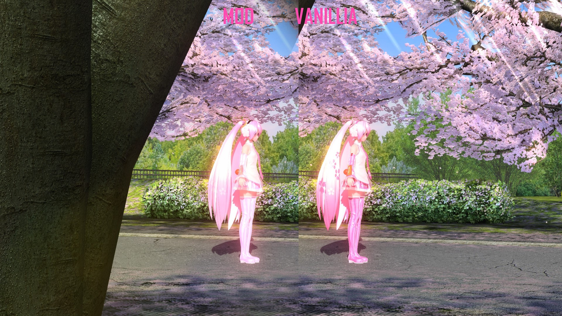Sakura Miku Recolor Mod for Hatsune Miku: Project DIVA Mega Mix+ ...