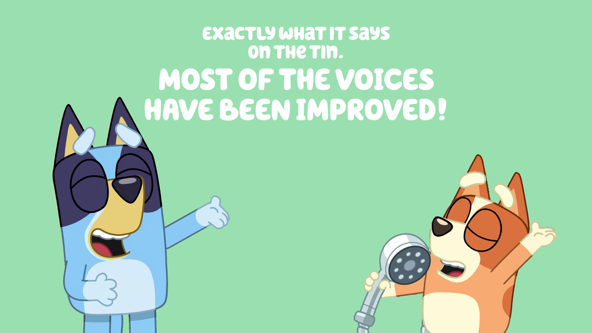 Voice Improvements Mod for Bluey: The Videogame | Bluey Mods