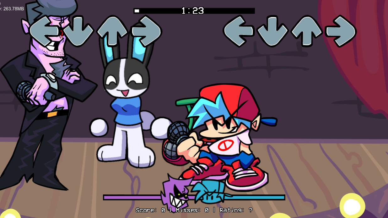 Dotty (Mii) from Animal Crossing over GF Mod for Friday Night Funkin ...