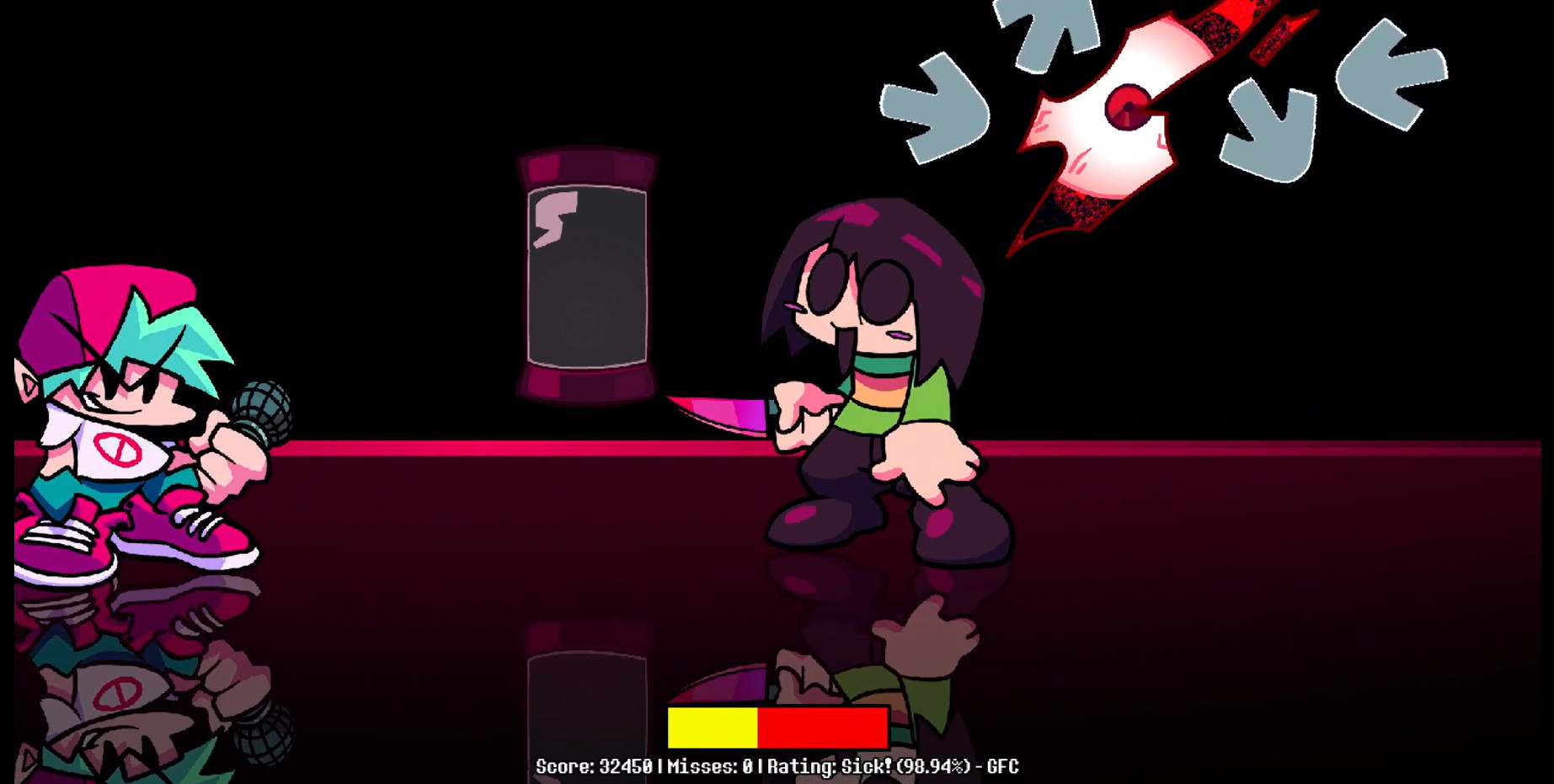 Sweet Chocolate (VS. CHARA) Mod for Friday Night Funkin' | FNF Mods