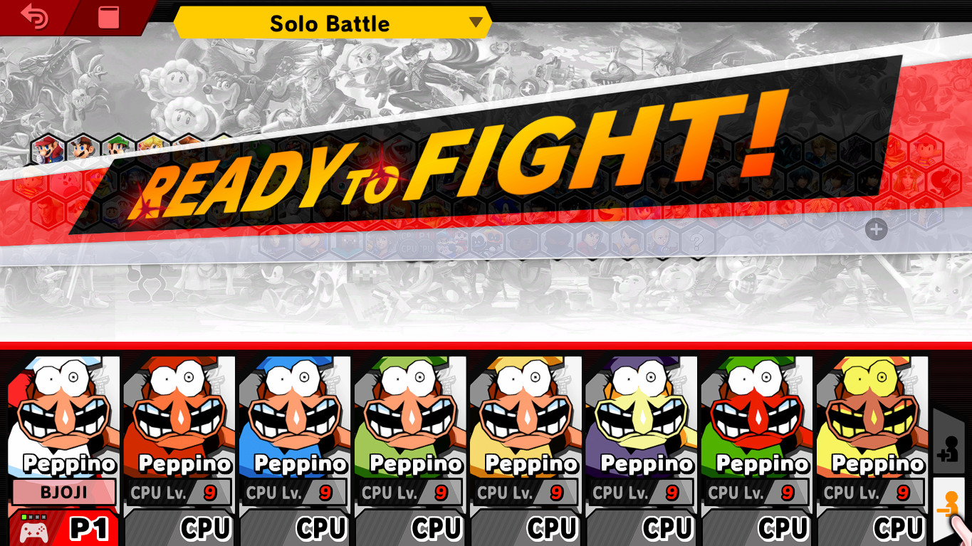 BJoji128 - Peppino (Pizza Tower) Recolor Modpack Mod for Super Smash Bros. Ultimate | SSBU Mods