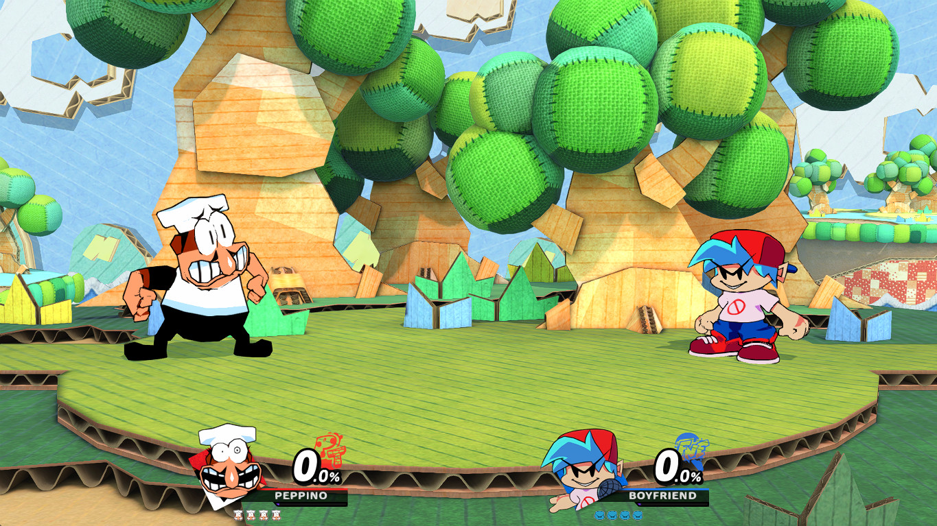 BJoji128 - Peppino (Pizza Tower) Recolor Modpack Mod for Super Smash Bros. Ultimate | SSBU Mods