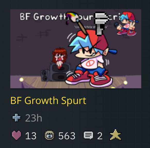 BF Growth Spurt Mod for Friday Night Funkin' | FNF Mods