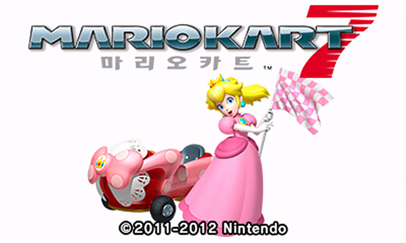 MK7 Title Screen in Mario Kart Wii Style (Set A) Mod for Mario Kart 7 ...
