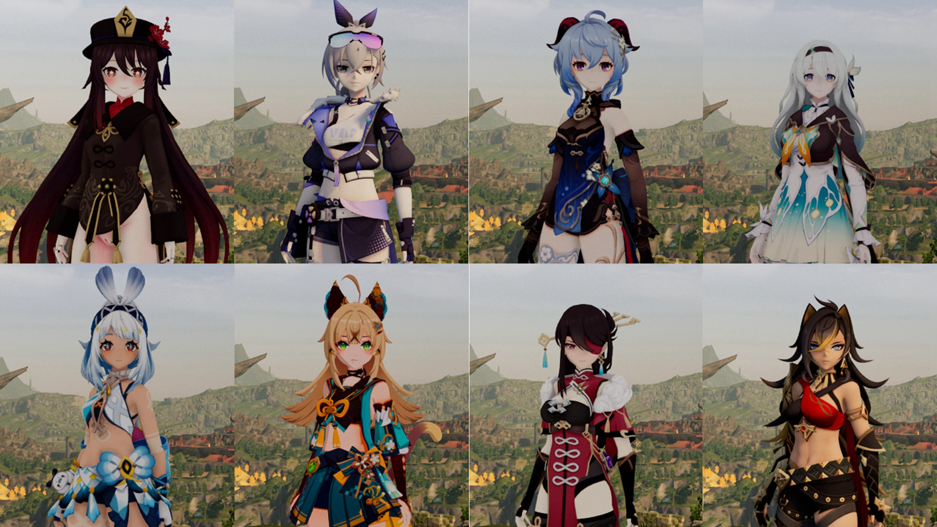 Play as 8 Genshin Impact characters Mod for Palworld | PAL Mods