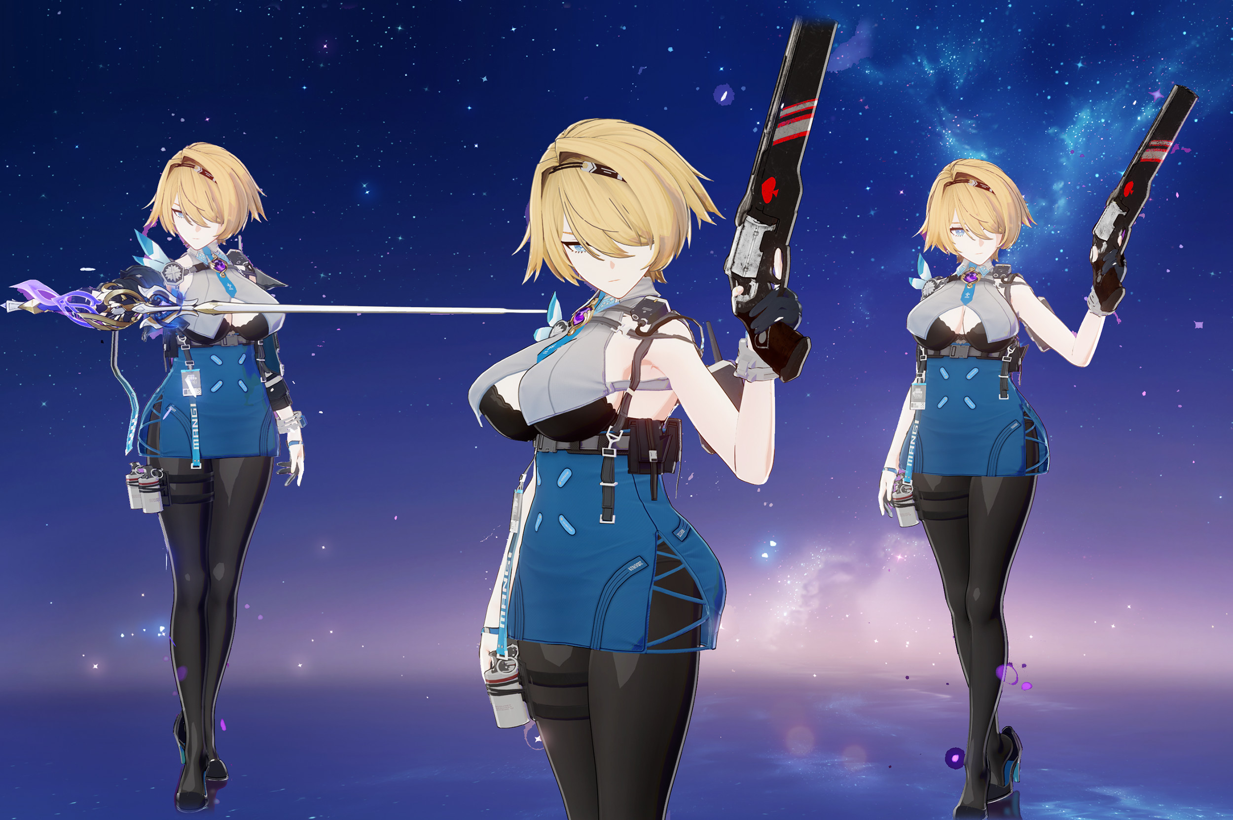 Clorinde - GF2 Nikketa Mod for Genshin Impact | GI Mods