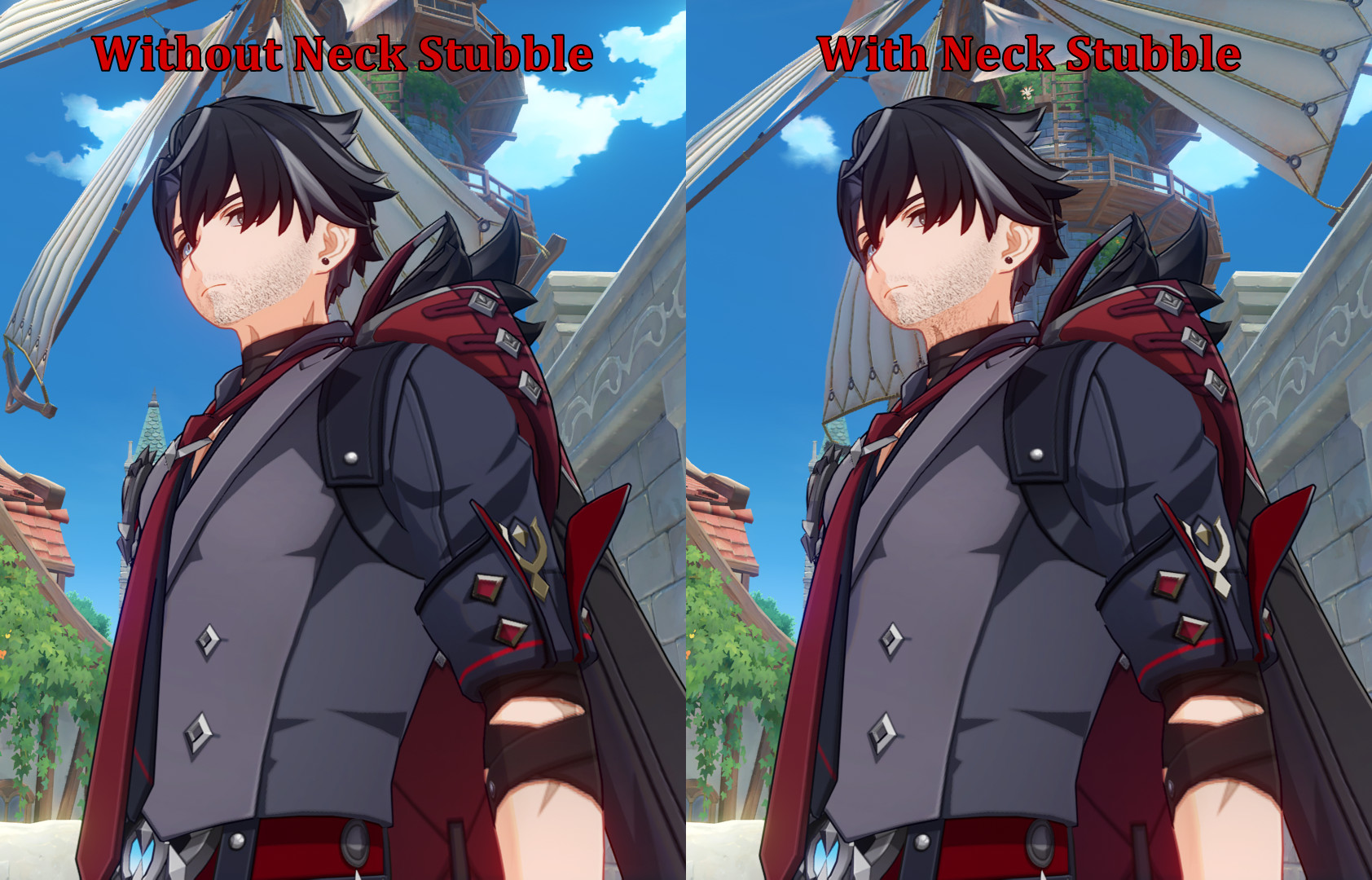 Wriothesley Stubble Mod for Genshin Impact | GI Mods