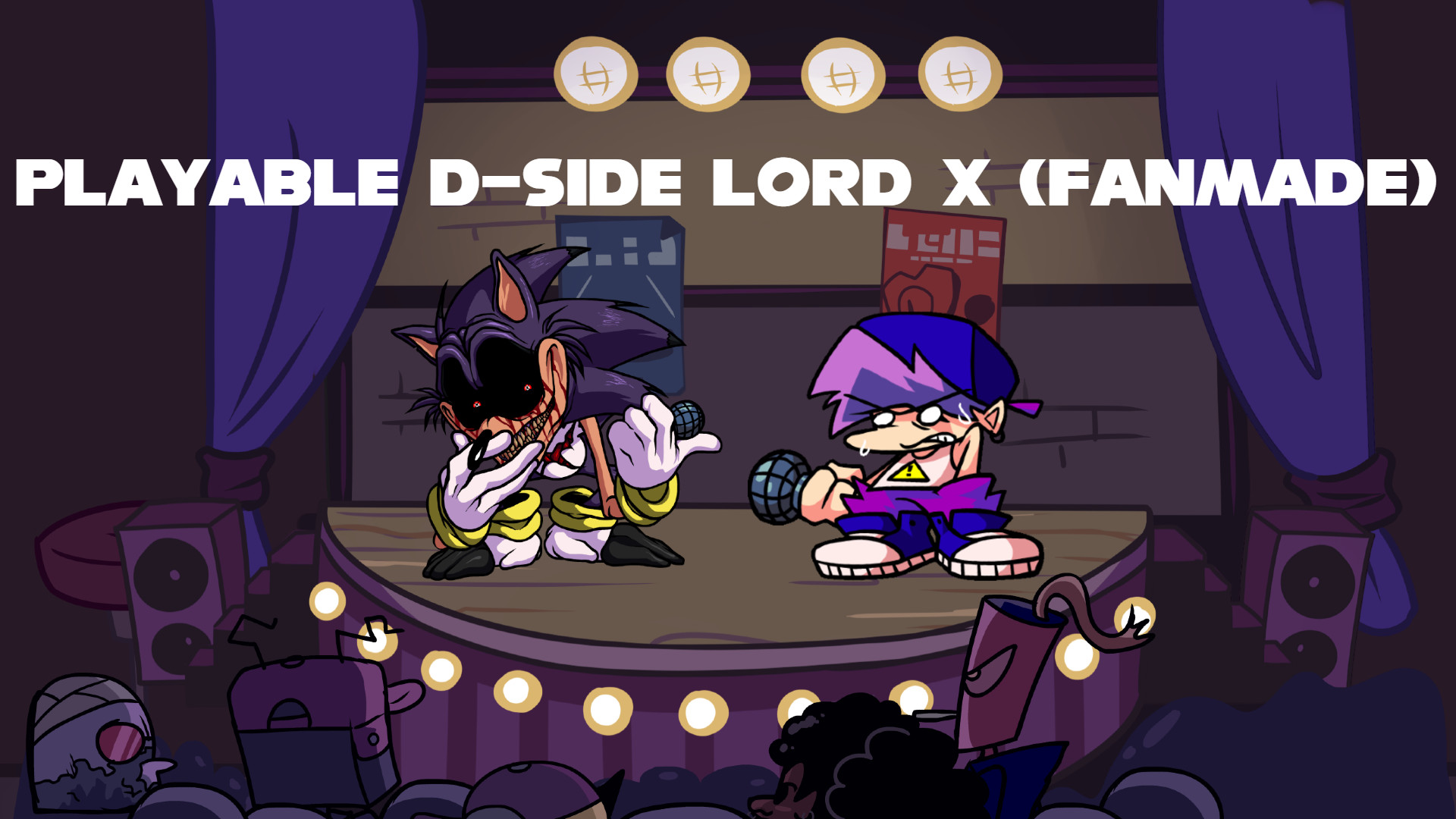 [SENSITIVE CONTENT] Playable D-Side Lord X (FanMade) + FLA Mod for ...
