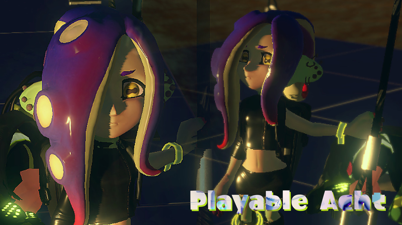 Playable Acht Mod for Splatoon 2 | Splatoon 2 Mods
