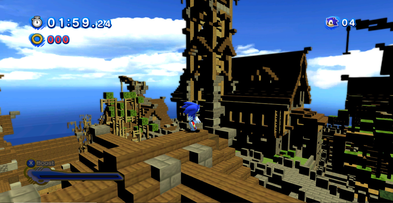 Minecraft castle Mod for Sonic Generations (2011) | Gens Mods