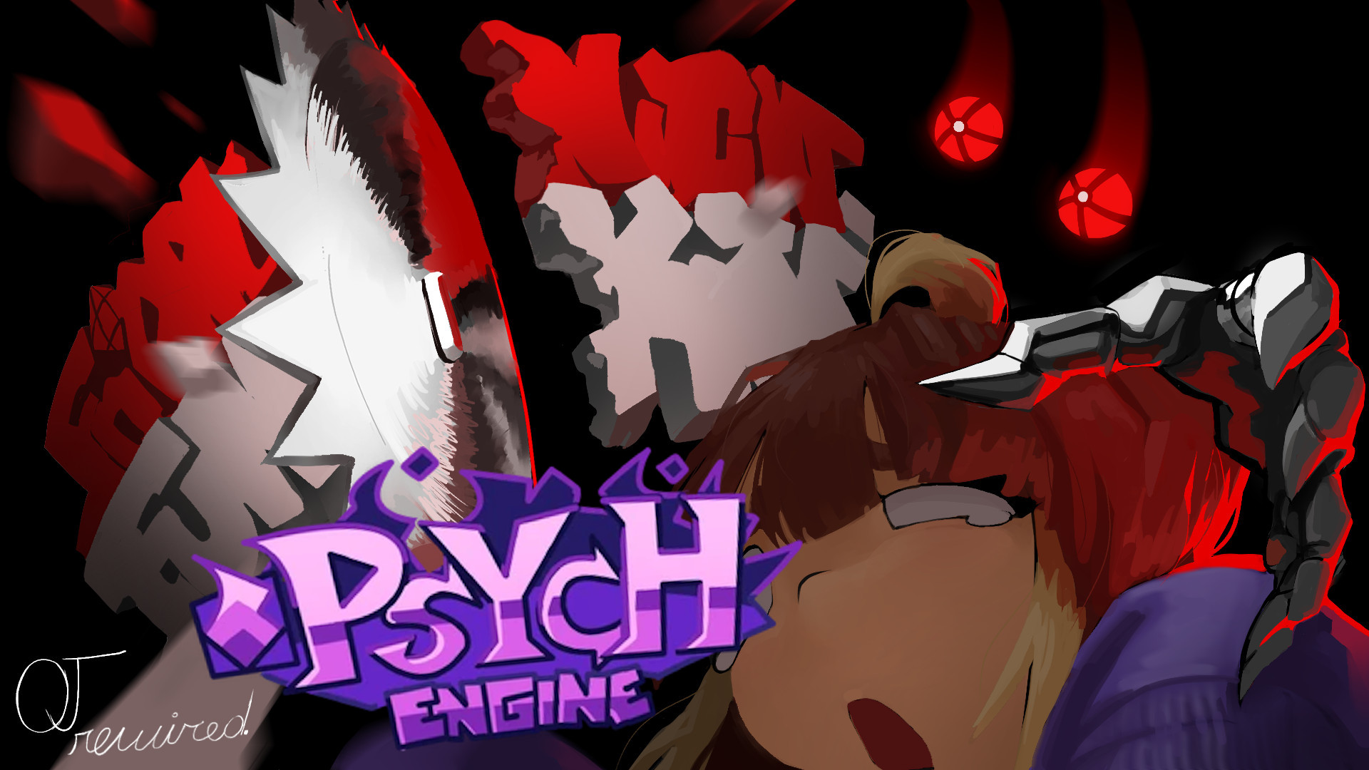 [SENSITIVE CONTENT] QT Rewired [Psych Engine 1.0 Port] Mod for Friday Night Funkin' | FNF Mods