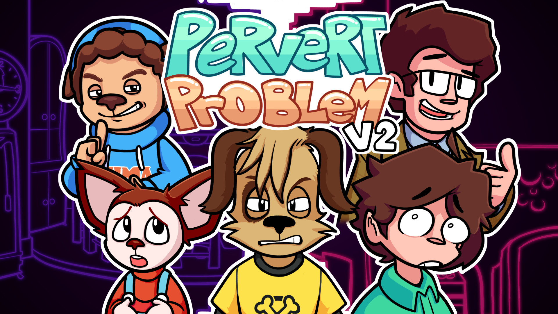 Pervert Problem v2 2.0 без багов Mod for Friday Night Funkin' | FNF Mods