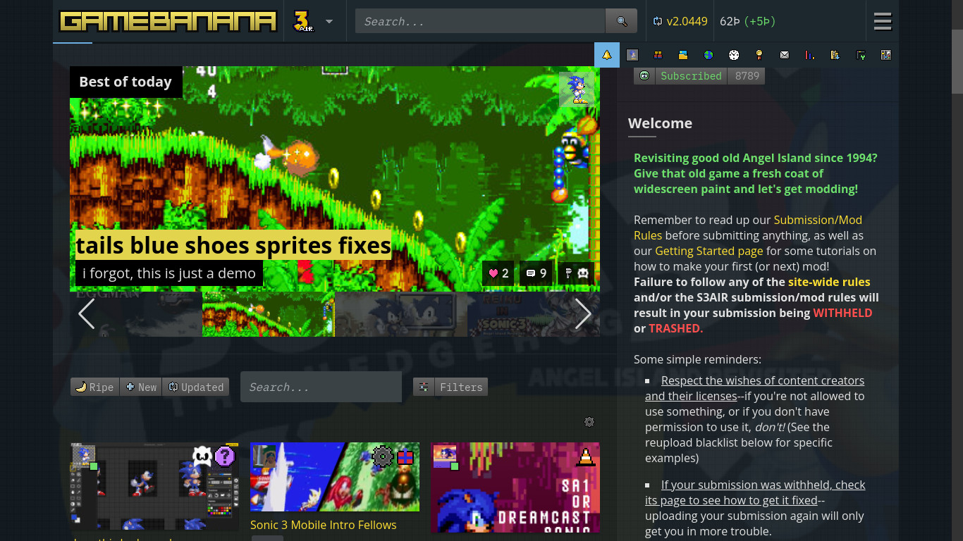 tails blue shoes sprites fixes REVAMPED Mod for Sonic 3 A.I.R. | S3AIR Mods