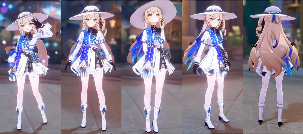 Barbara Phoebe's outfit Mod for Genshin Impact | GI Mods