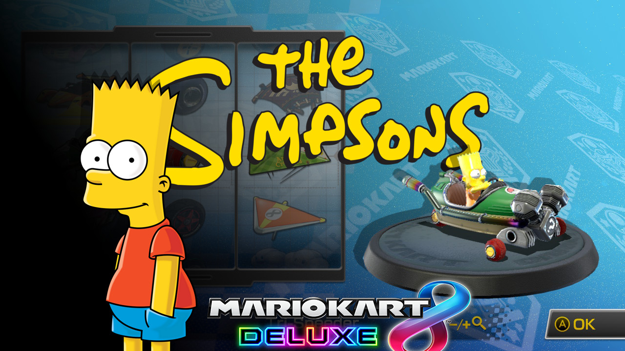 Bart Simpson Mod for Mario Kart 8 Deluxe | MK8D Mods