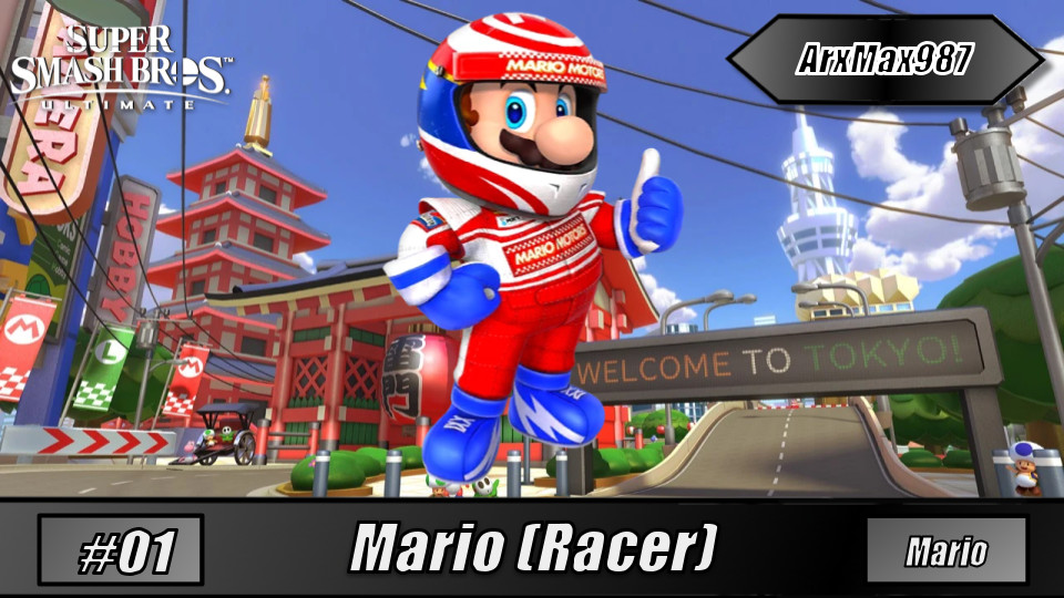 Mario (Racer) Mod for Super Smash Bros. Ultimate | SSBU Mods