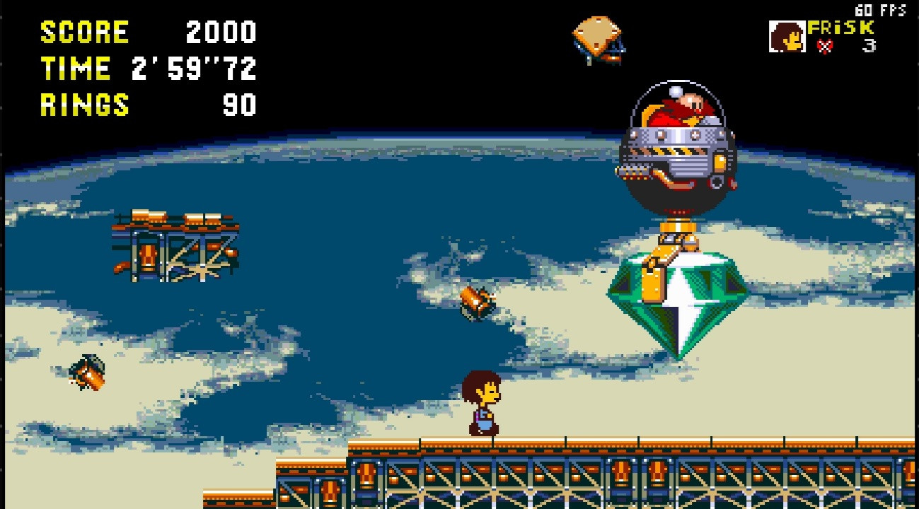 Frisk in sonic 3 A.I.R Mod for Sonic 3 A.I.R. | S3AIR Mods