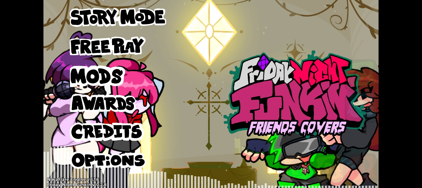 FNF Friends Covers v2 Mod for Friday Night Funkin' | FNF Mods