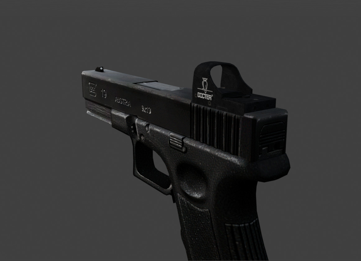 Glock rework + Red dot sight Mod for Cry of Fear | CoF Mods