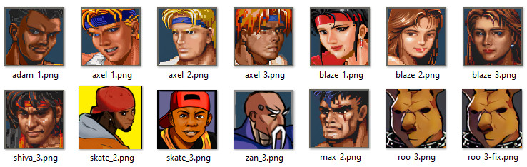 retro_icons_hub_hd Mod for Streets of Rage 4 | SOR4 Mods