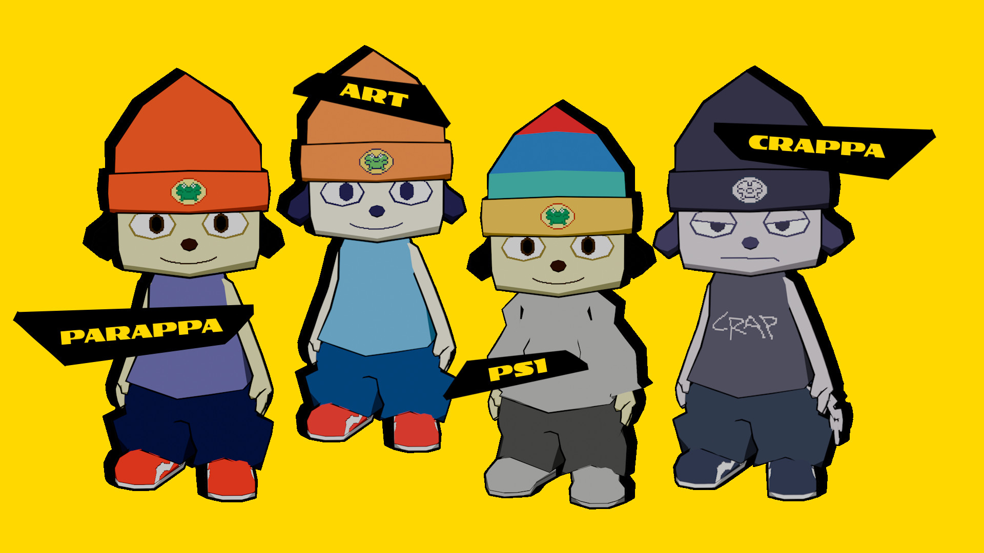 PaRappa (funkified) Mod for Bomb Rush Cyberfunk | BRC Mods