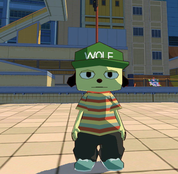 PaRappa (funkified) Mod for Bomb Rush Cyberfunk | BRC Mods