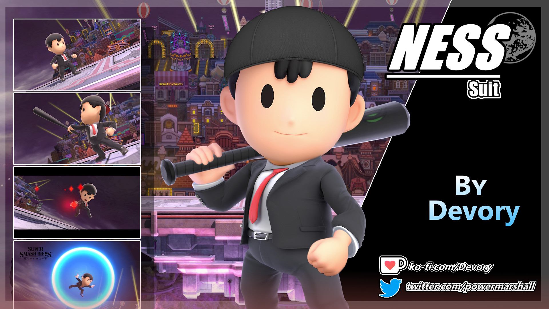 Suit Ness Mod for Super Smash Bros. Ultimate | SSBU Mods