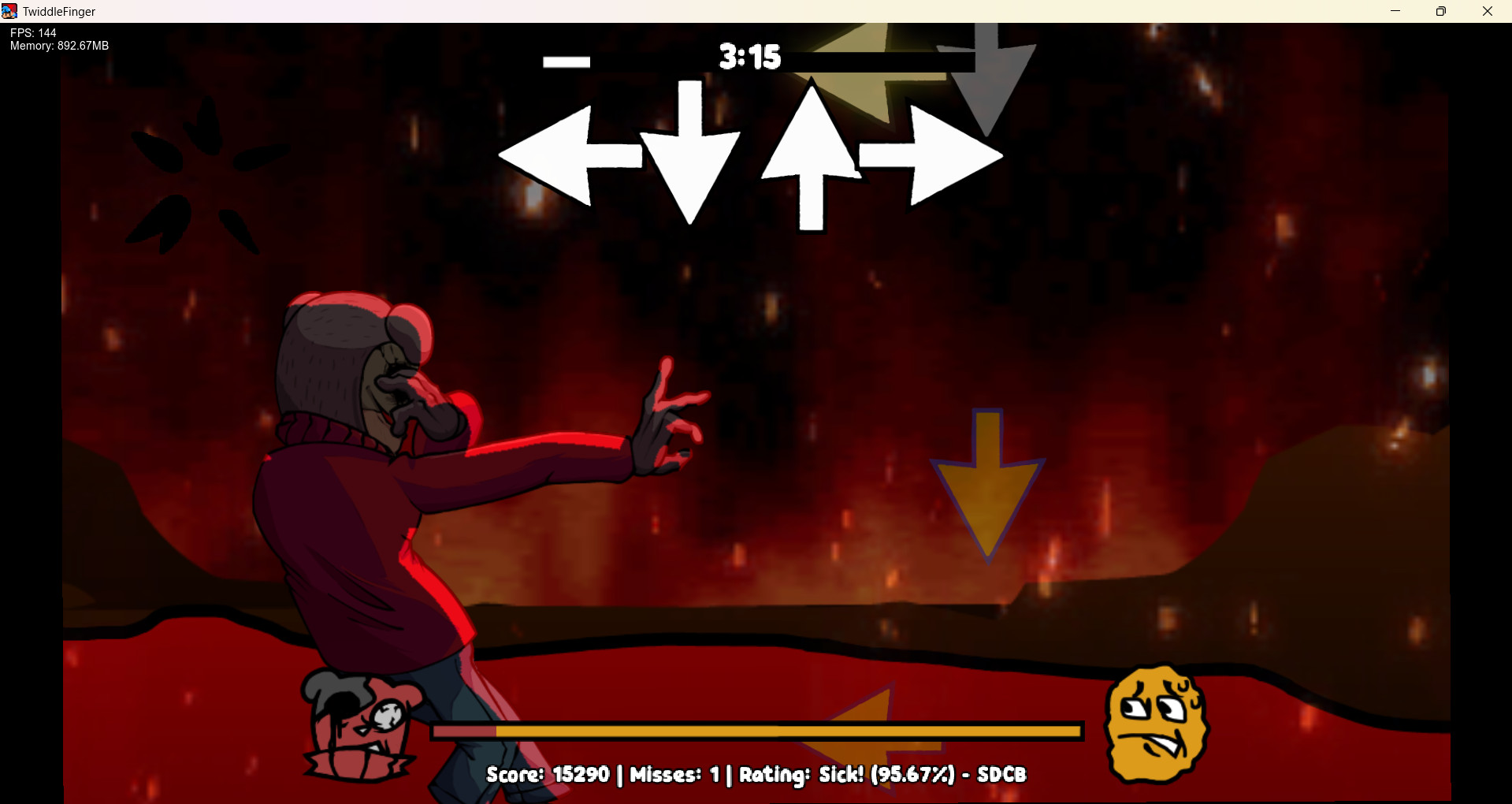 Twiddlefinger V2 (Y3LLOWS TAKE) Mod for Friday Night Funkin' | FNF Mods