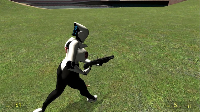 Haydee with silecone black legs over cell Mod for Portal 2 | P2 Mods