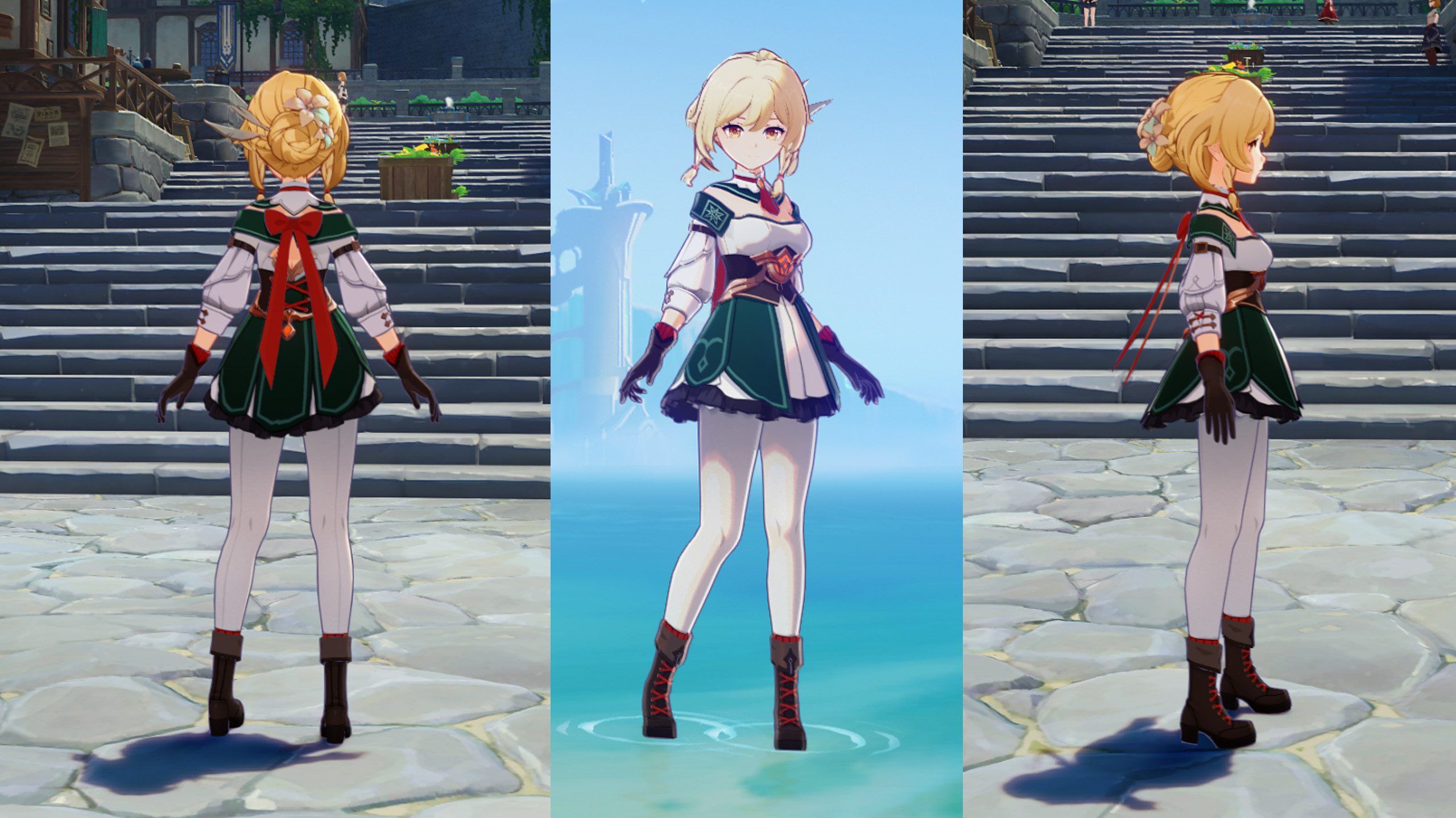 Lumine - Adventurer's Guild Outfit Mod for Genshin Impact | GI Mods