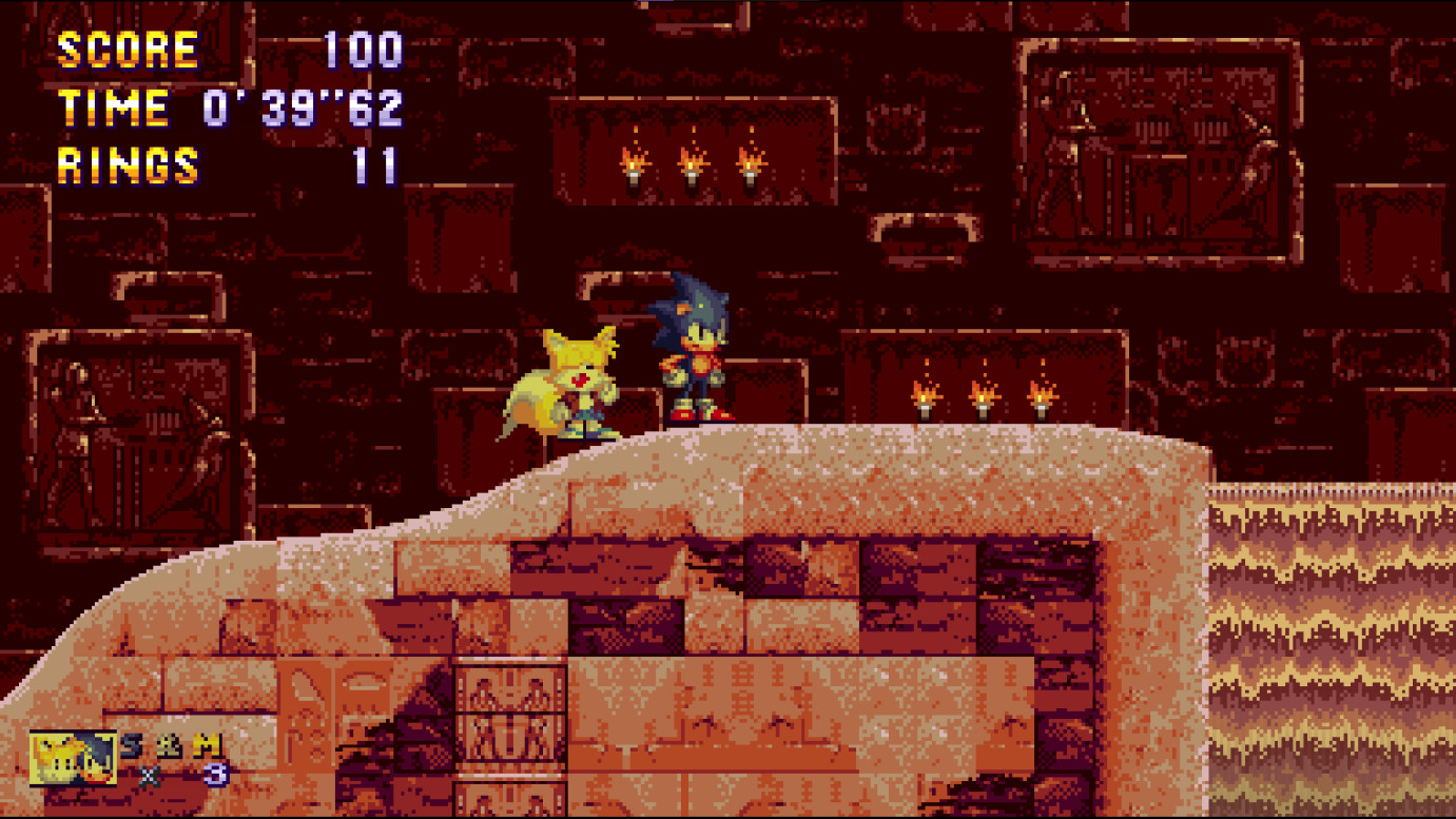 Polished Sandopolis Redo (WITH ACT 2) Mod for Sonic 3 A.I.R. | S3AIR Mods