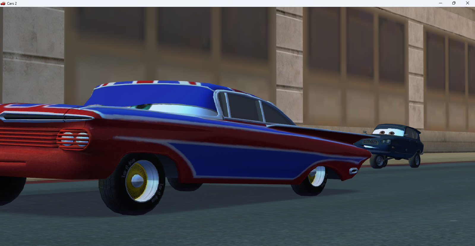 Union Jack Ramone Updated Mod for Cars 2 | Cars 2 Mods