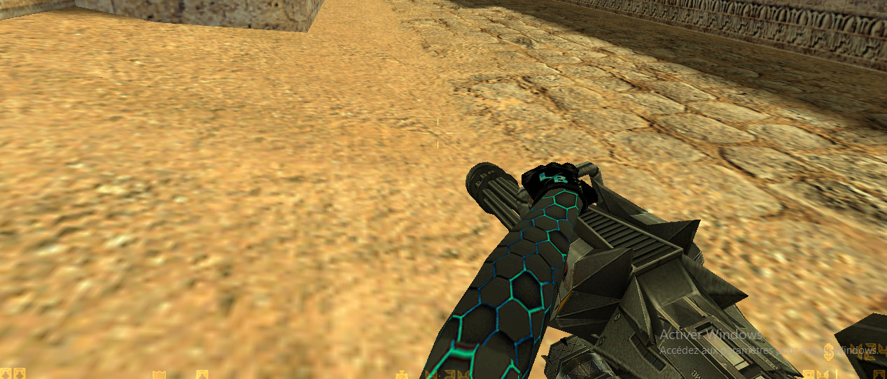 orange and blue machine guns Mod for Counter-Strike 1.6 | CS1.6 Mods