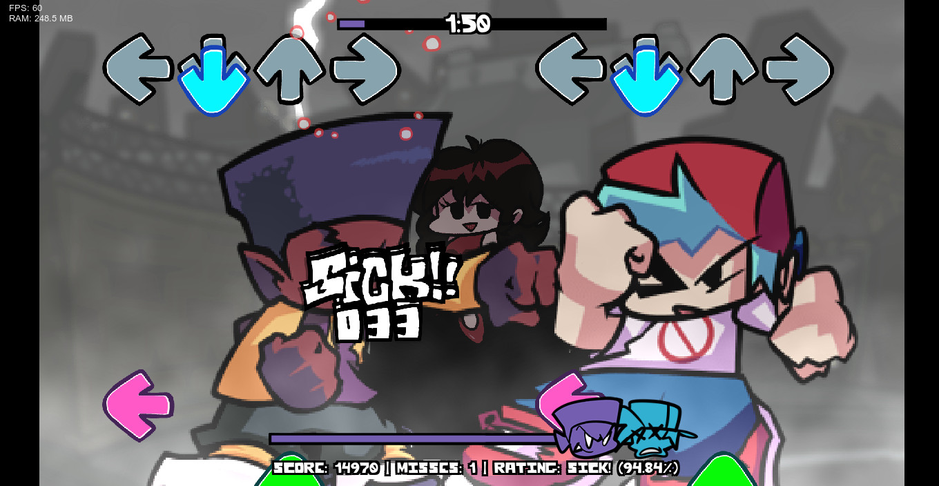 Due Debts BF Mix (PsychEngineOnline) Mod for Friday Night Funkin' | FNF ...