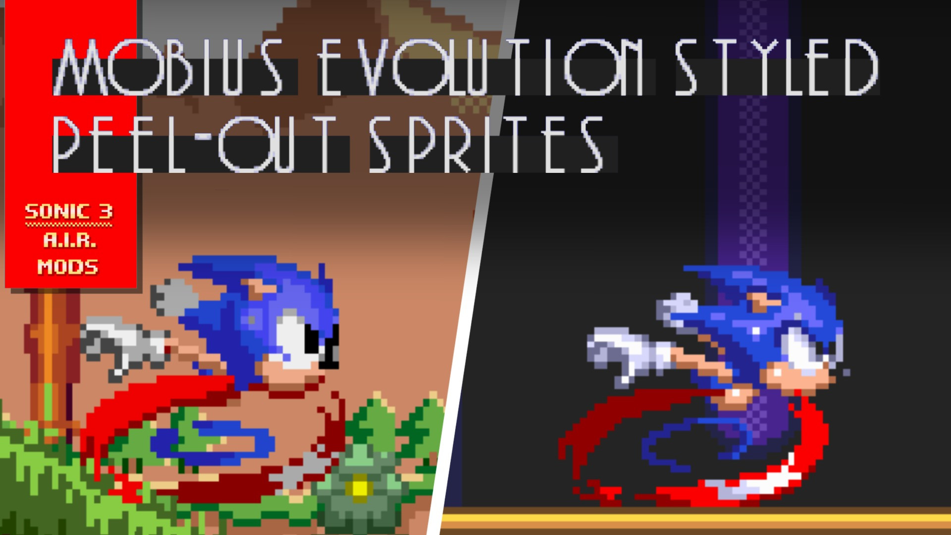 Mobius Evolution Styled Peel-Out Sprites Mod for Sonic 3 A.I.R. | S3AIR ...