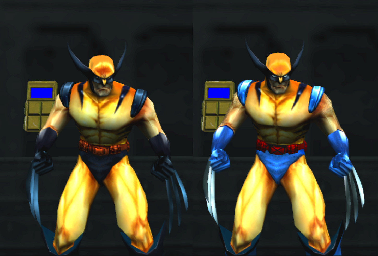 Classic Blue and Yellow Suit Mod for X2: Wolverine's Revenge | X2 Mods