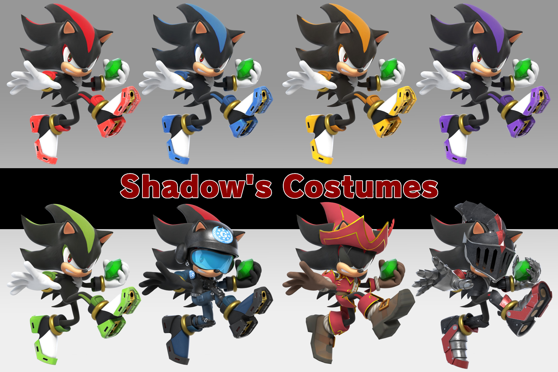 Ultimate Shadow {Moveset Patch} Mod for Super Smash Bros. Ultimate ...