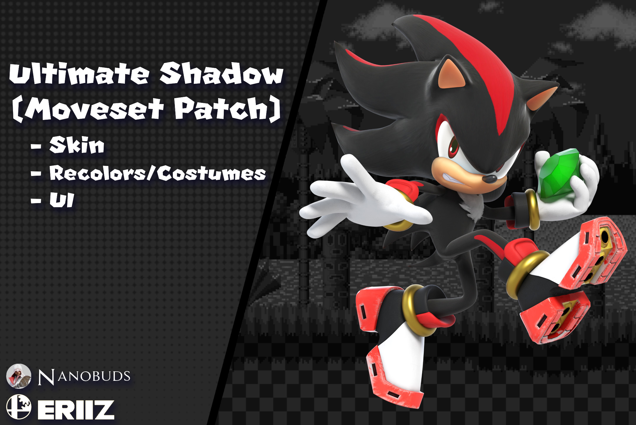 Ultimate Shadow {Moveset Patch} Mod for Super Smash Bros. Ultimate ...