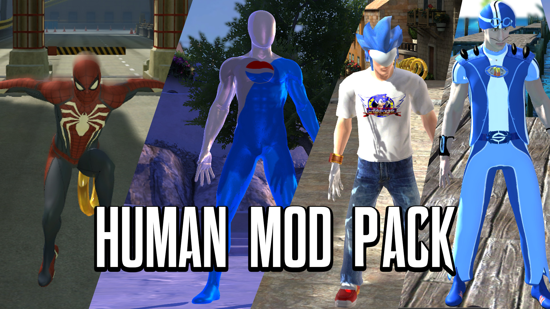 Human Mod Pack (Custom Anims) Mod for Unleashed Recompiled | UR Mods