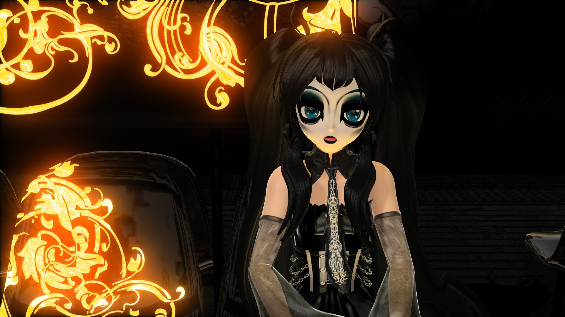 Traditional Goth Miku Mod for Hatsune Miku: Project DIVA Mega Mix+ ...