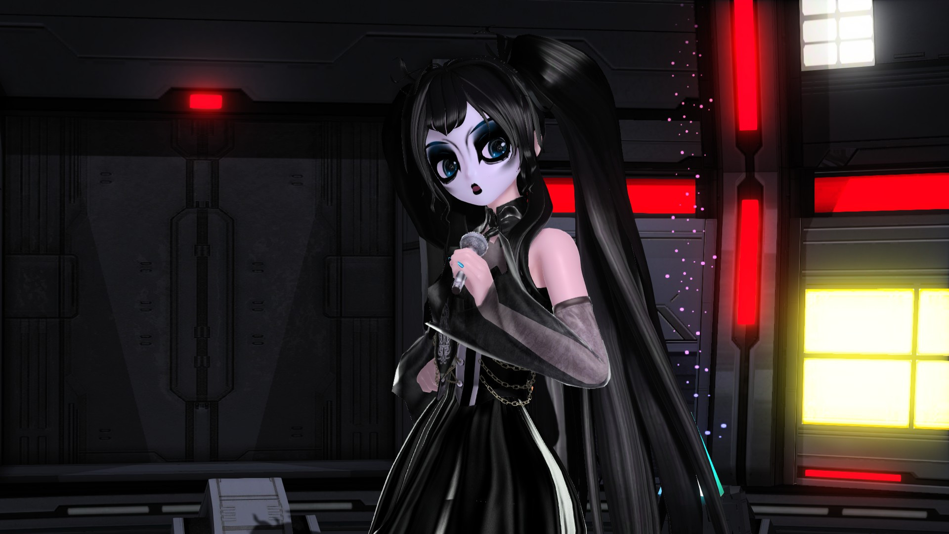 Traditional Goth Miku Mod for Hatsune Miku: Project DIVA Mega Mix+ ...