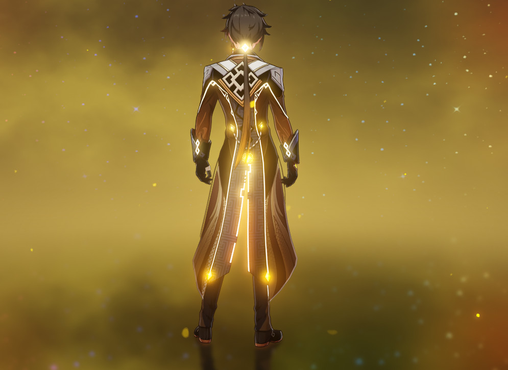 Glowing Zhongli Mod for Genshin Impact | GI Mods