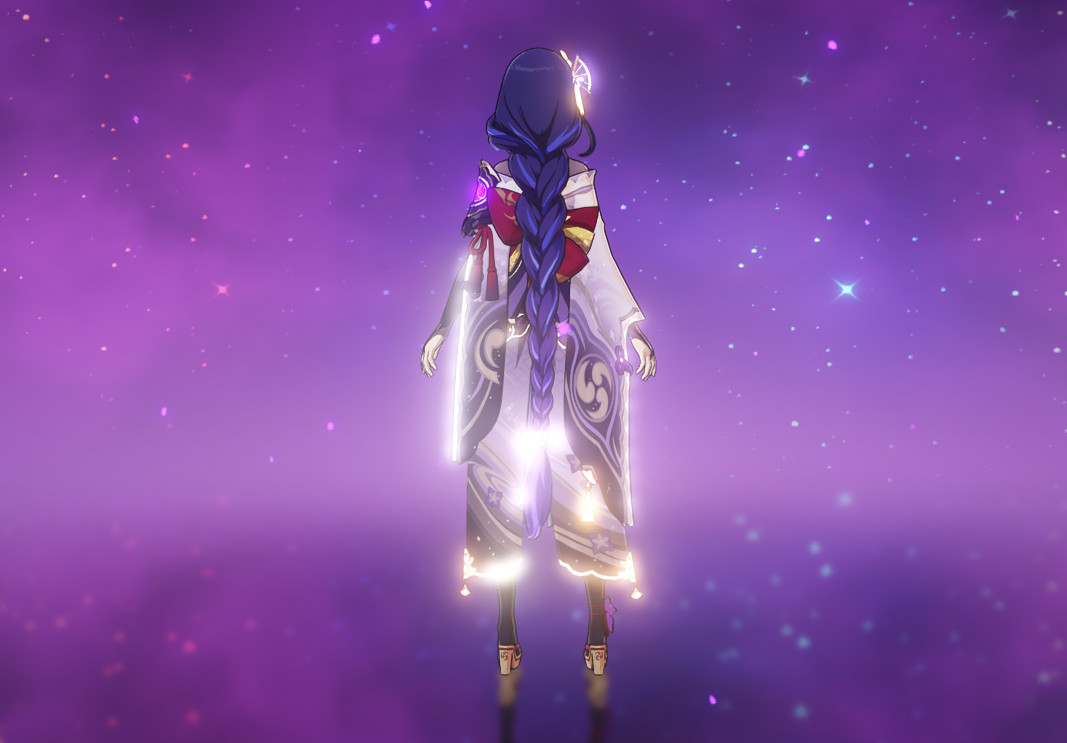 Glowing Raiden Shogun Mod for Genshin Impact | GI Mods