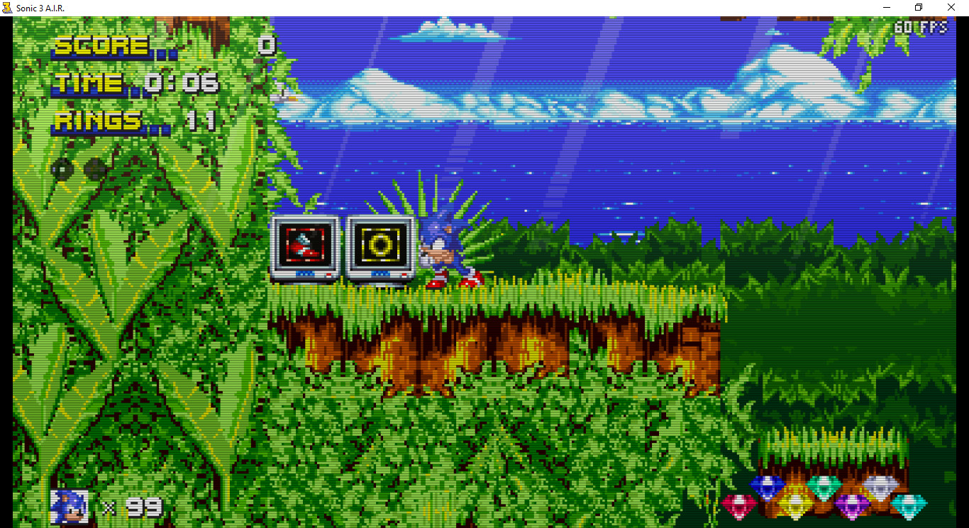 Unique Colored Outlines Mania Edition! Mod for Sonic 3 A.I.R. | S3AIR Mods