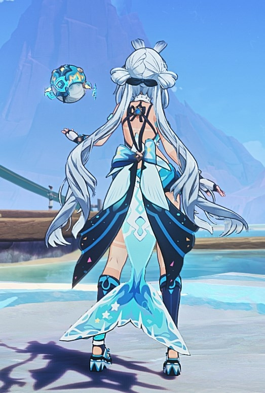 Summer Shark Mualani Mod for Genshin Impact | GI Mods