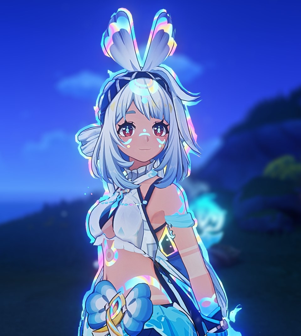 Summer Shark Mualani Mod for Genshin Impact | GI Mods