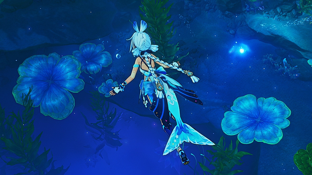 Summer Shark Mualani Mod for Genshin Impact | GI Mods