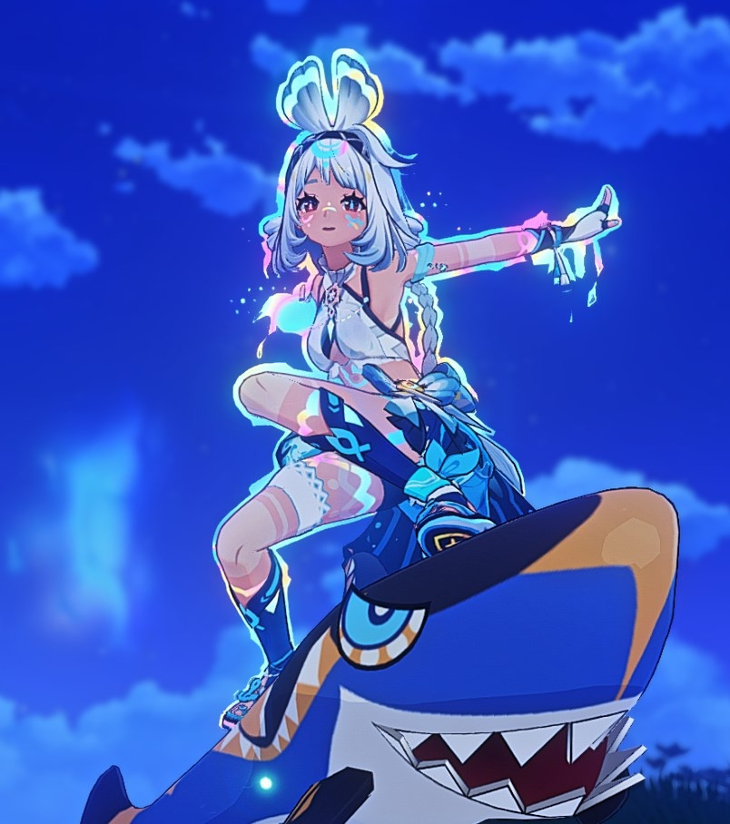 Summer Shark Mualani Mod for Genshin Impact | GI Mods