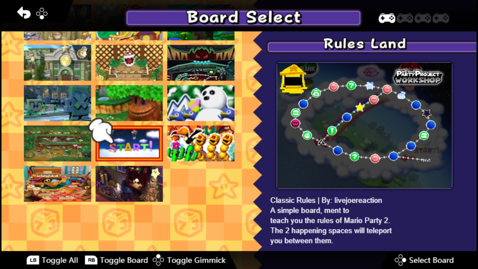 Rules Land (MP2) Mod for Party Project | PProject Mods