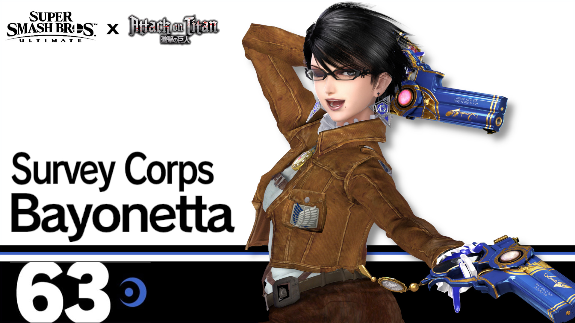 Survey Corps Bayonetta Mod for Super Smash Bros. Ultimate | SSBU Mods